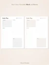 Printable 2D1P Daily Journal - Two Days Per Page — Mocha Printables