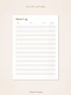 Printable Time Log - Track Your Daily Activities — Mocha Printables