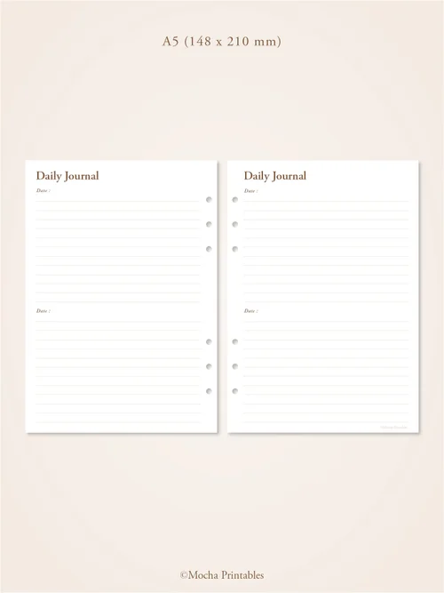 Printable Daily Planner - Organize Your Day Effectively — Mocha Printables