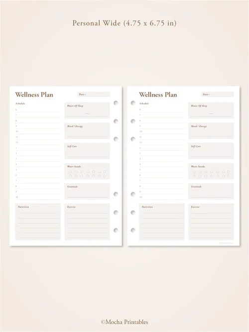 Printable Daily Planner - Organize Your Day Effectively — Mocha Printables