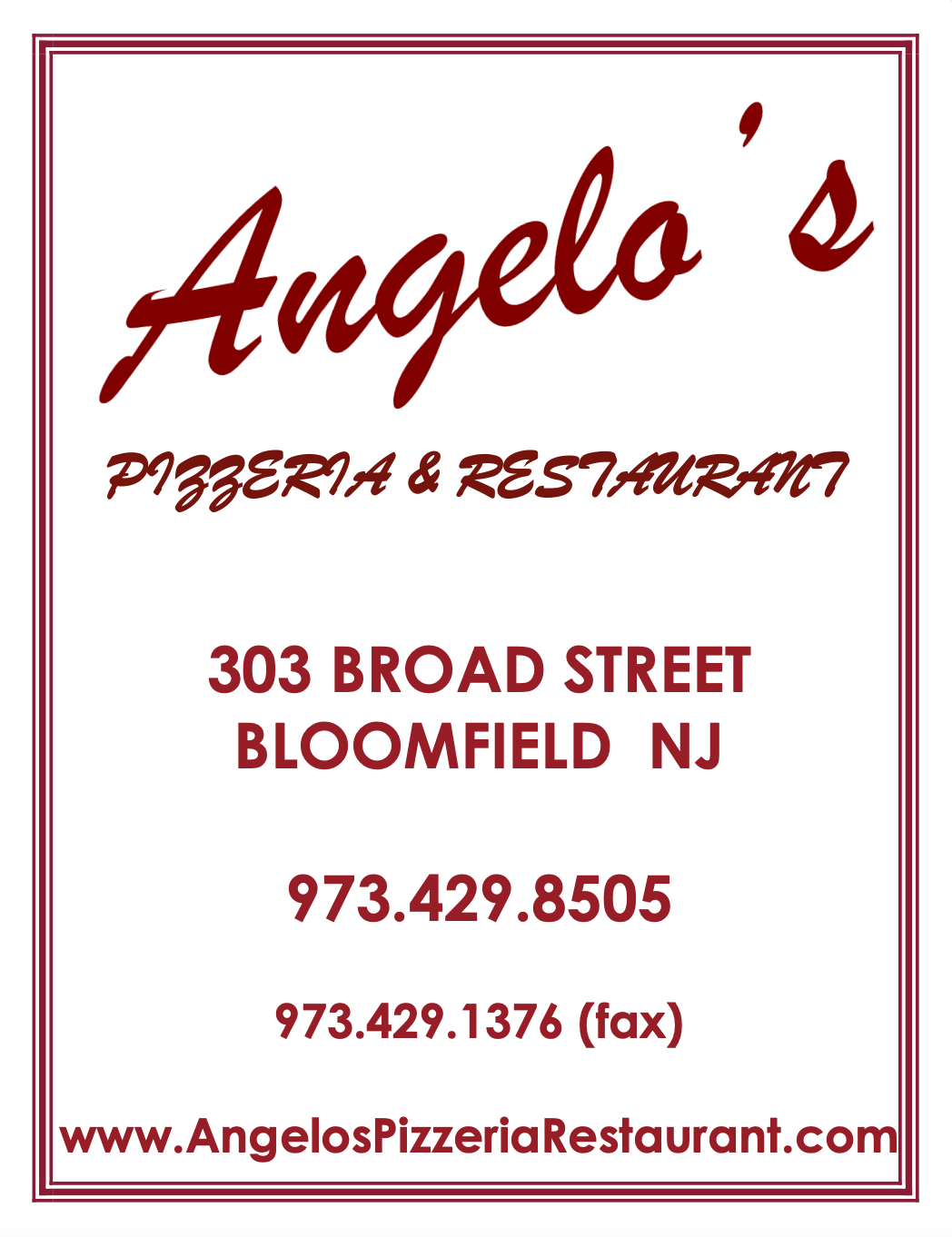 Menu — Angelos Pizzeria & Restaurant