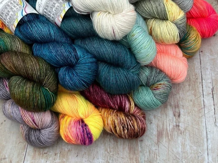 Townhouse Yarns — cherry blossom & tweed