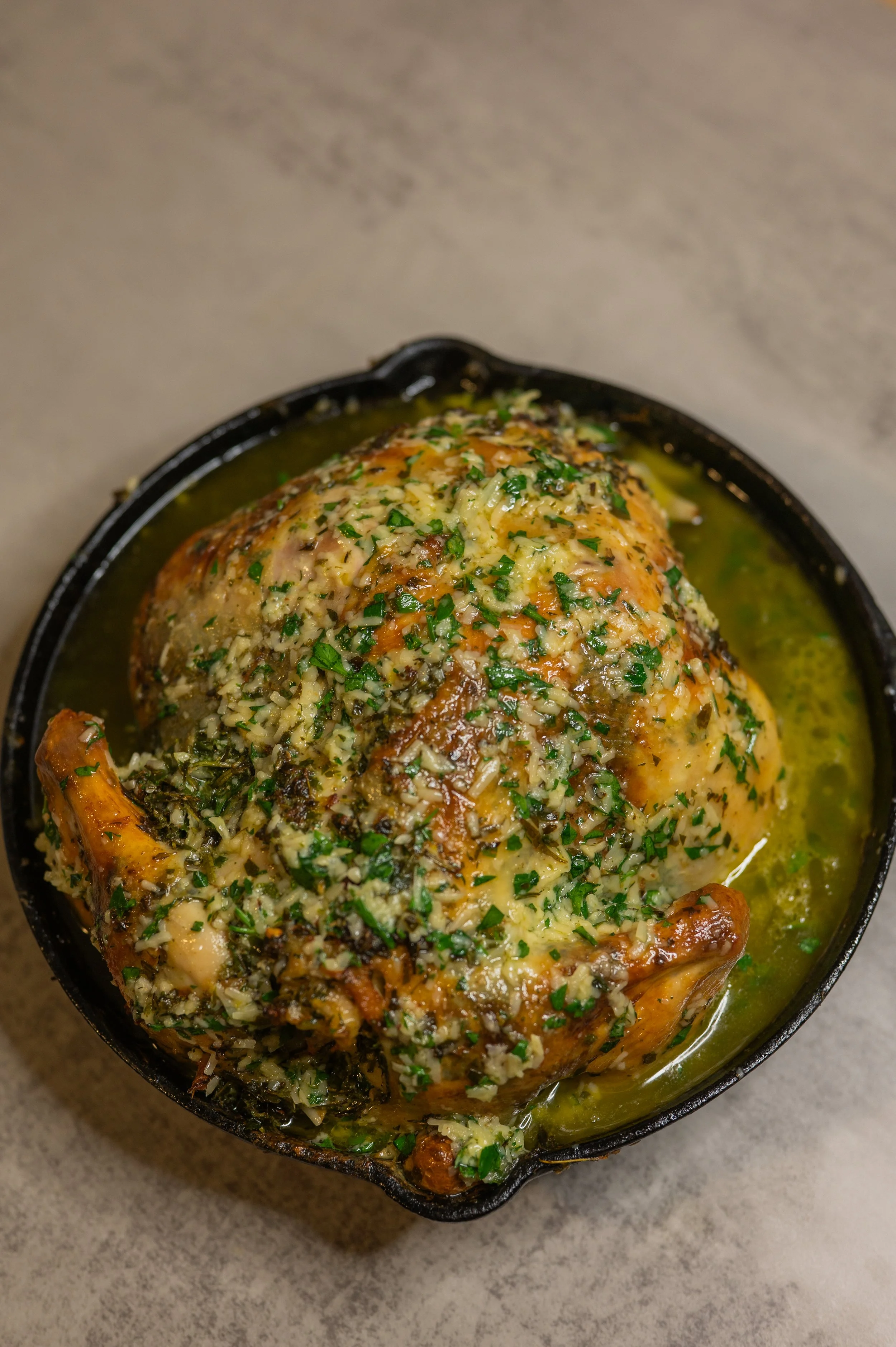 Garlic Parmesan Whole Roasted Chicken — CookSnapBake.com