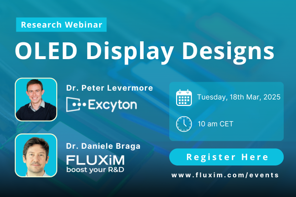 Advancing OLED and Solar Cell Research with Fluxim’s Latest Innovations ...