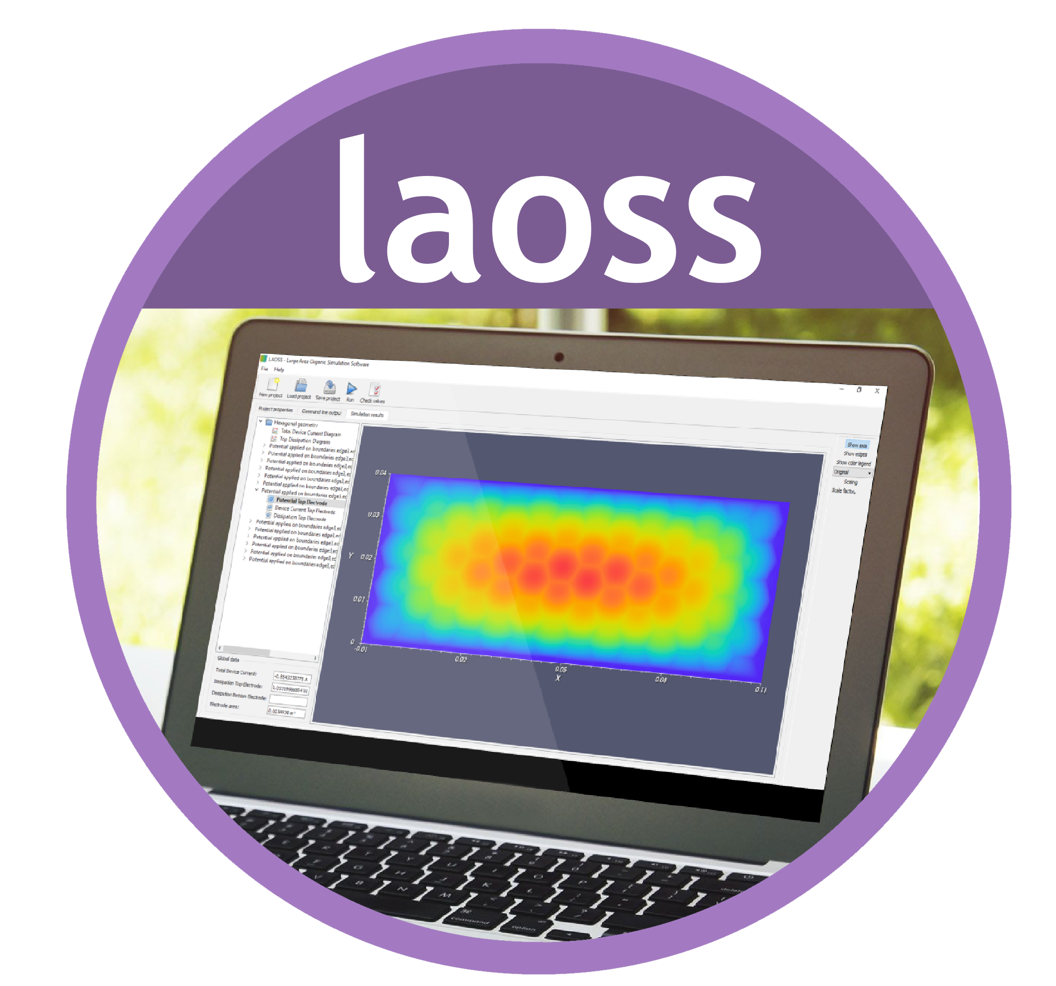 Simulation Software for Upscaling to Large-Area OLEDs and Solar Cells ...