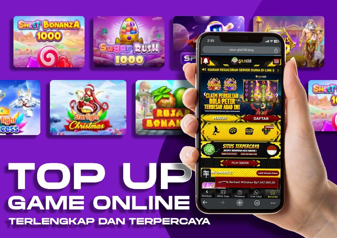 Gila138: Top Up Game Online Terpercaya Maxwin Hari Ini