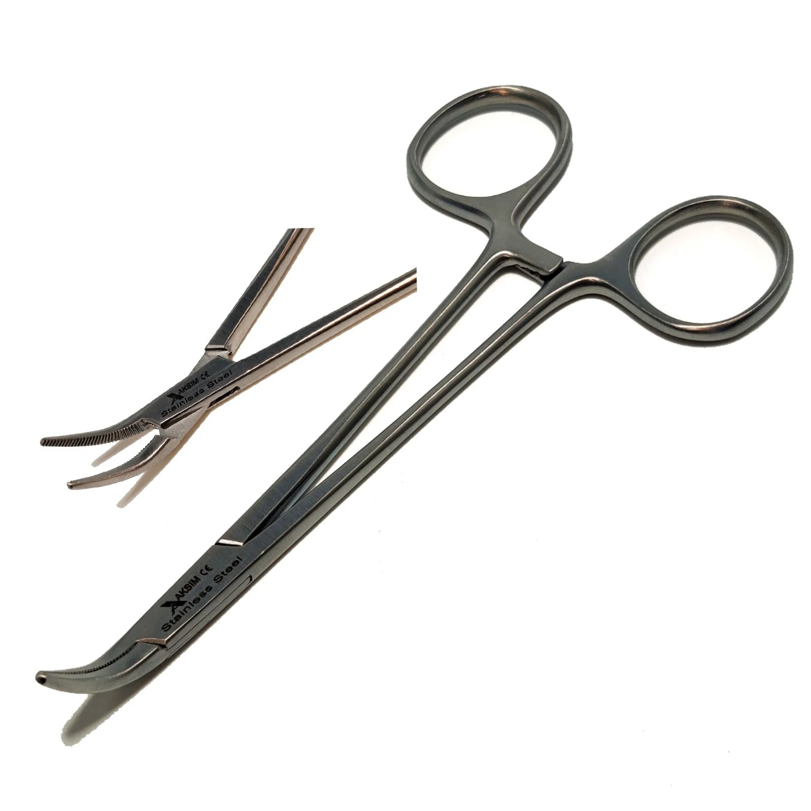 Mosquito Tissue Forceps Straight 1×2 Teeth — Aksim Surgical Ltd