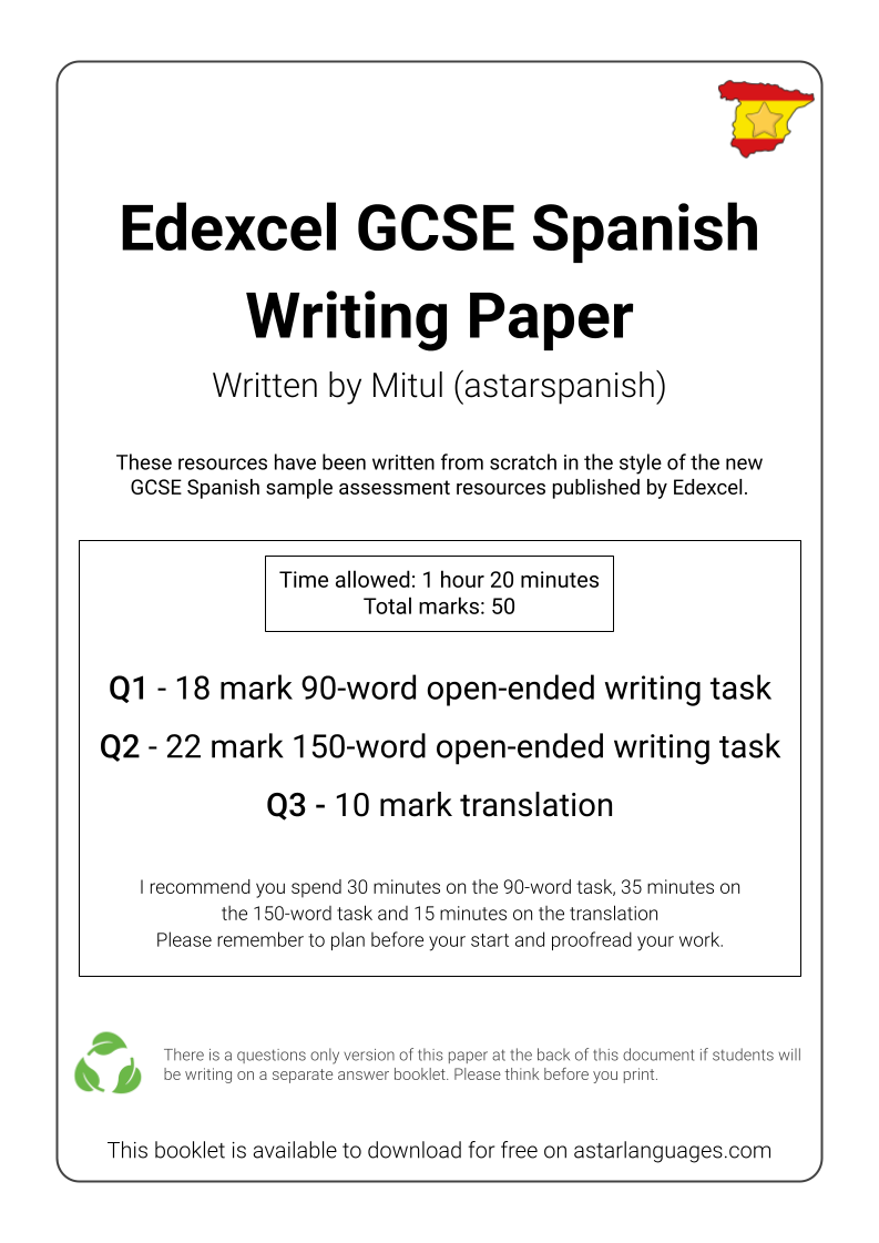 astarlanguages — GCSE Spanish