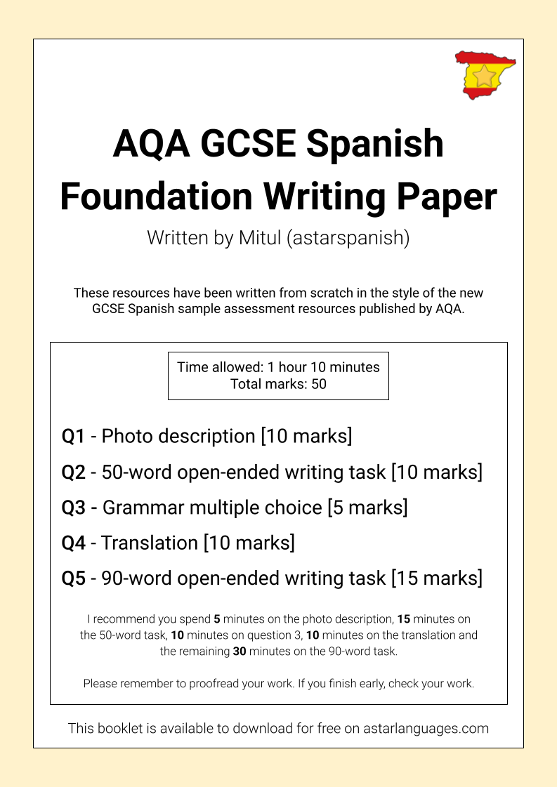 astarlanguages — GCSE Spanish