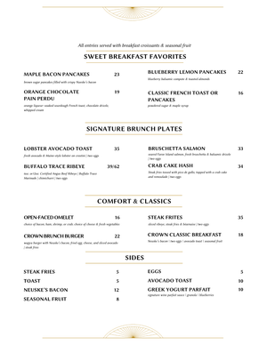 Menu | Discover Our Menu – Reserve Your Table — The Crown's Ember