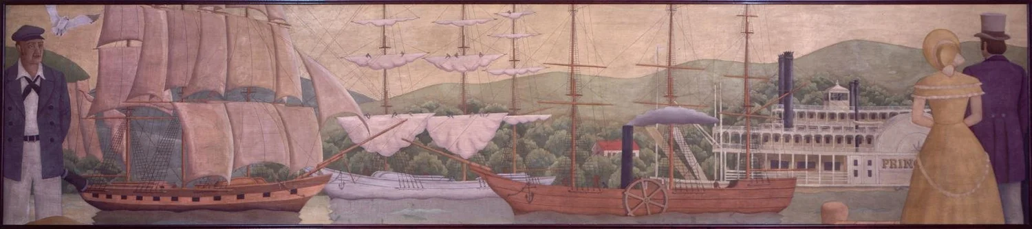 WPA Mural — Chicago Maritime Museum