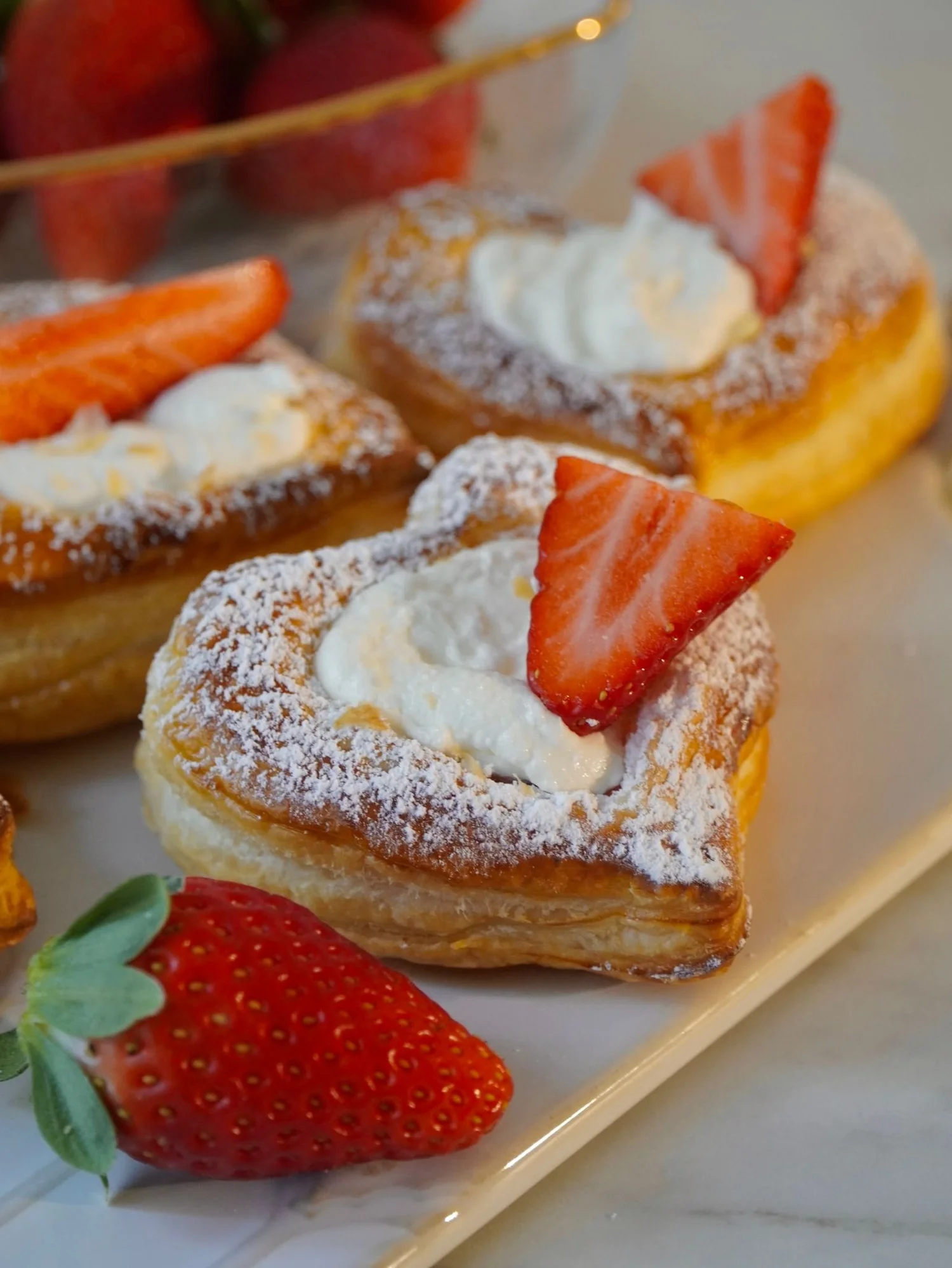Heart shaped Puff Pastry Bites — Angie's Kitchen