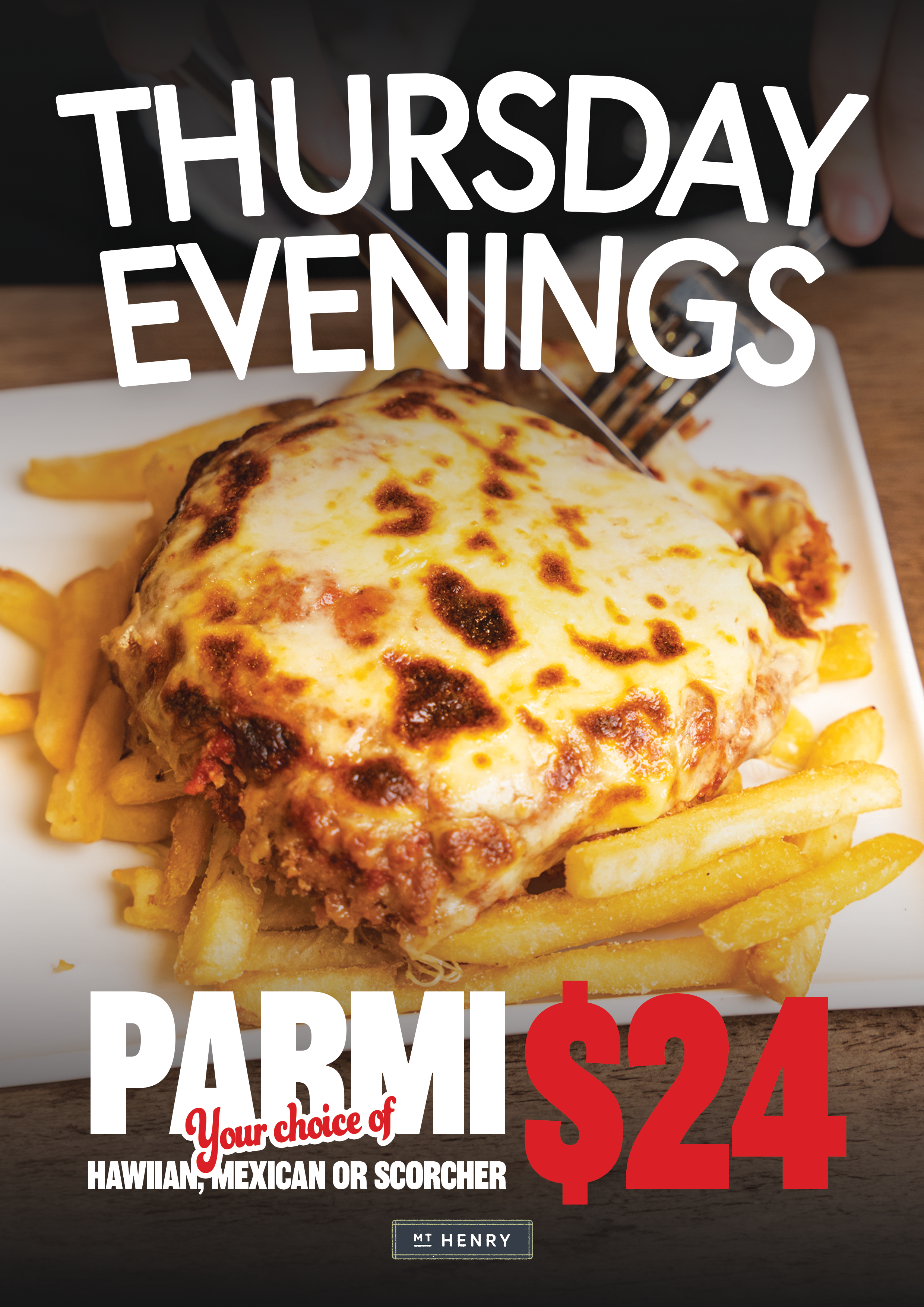 Menus & Specials — Mt Henry Tavern