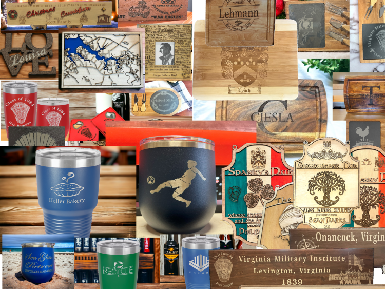 Laser Engraving Showcase — Osprey Laser Graphics & Design