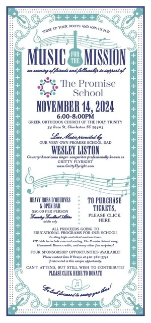 Music for the Mission Fundraiser — The Promise School