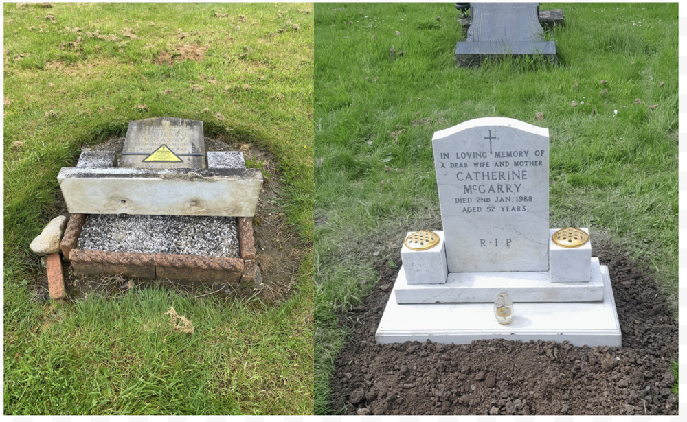 Headstone Repairs and Renovations — North East Headstones