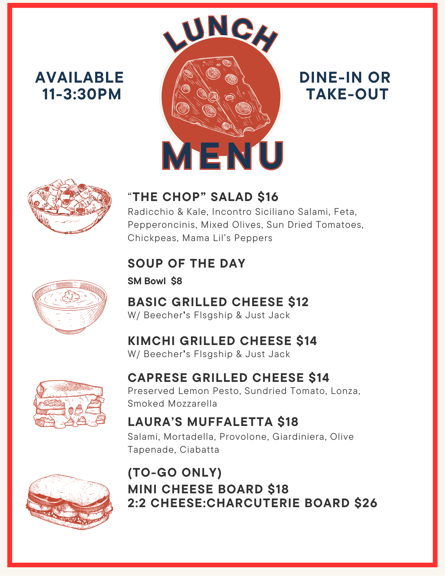 Cafe Menu — Skagit Valley Larder