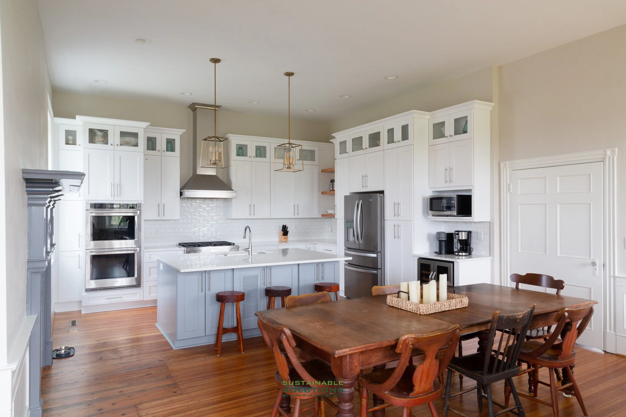 1800's Augusta Farmhouse . Sustainable Solutions of Virginia