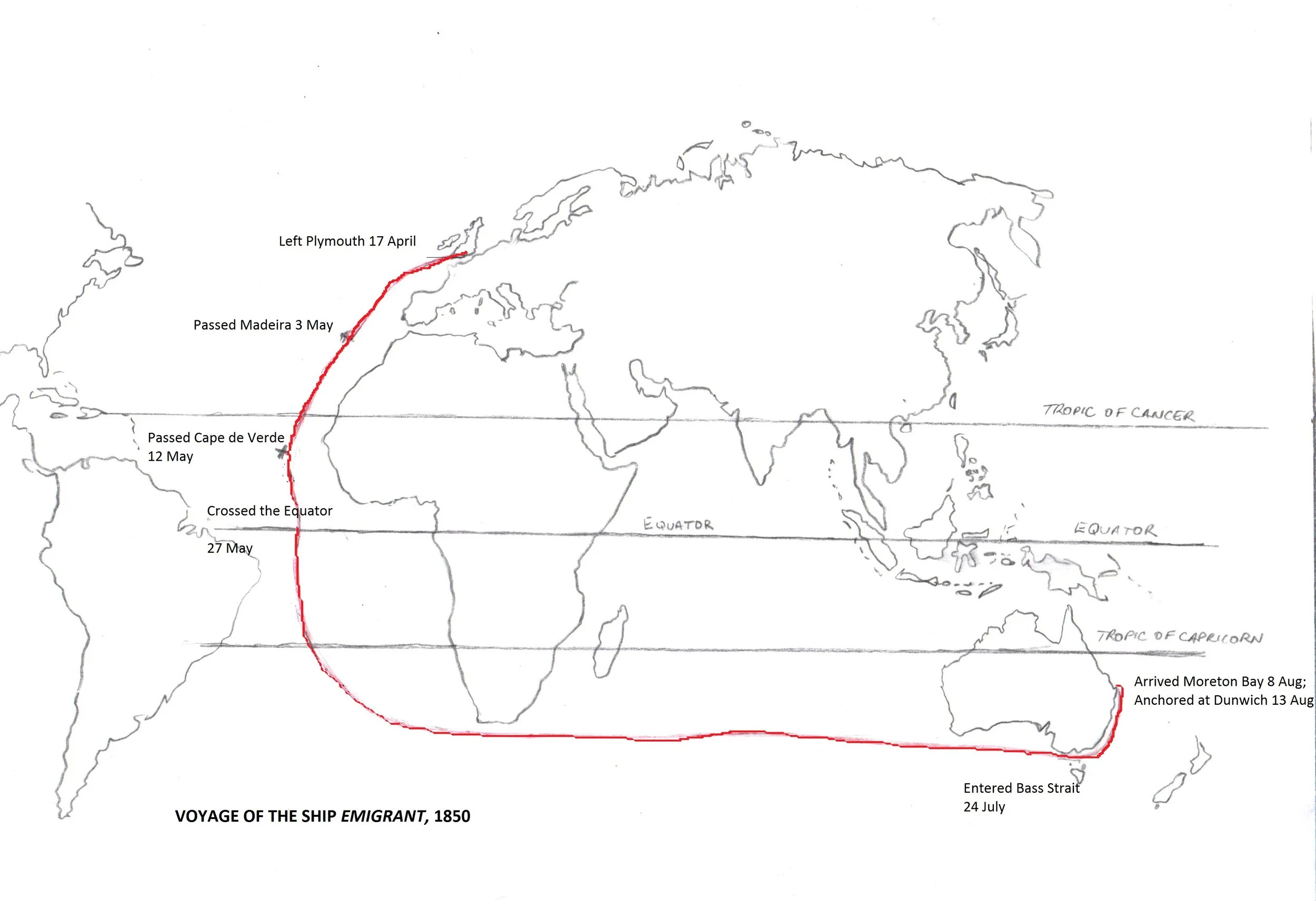 Ship of Death — The 'Emigrant': Ship of Death - The Voyage