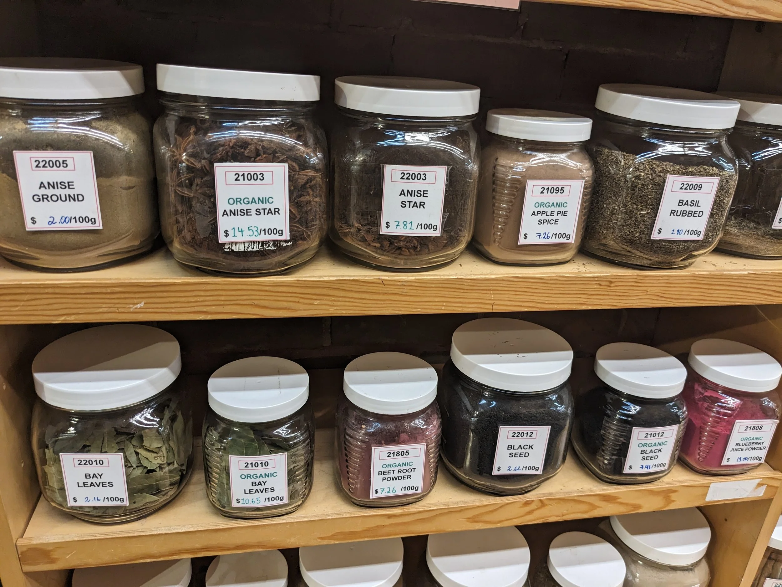 Herb and Spice Shop Bank Street