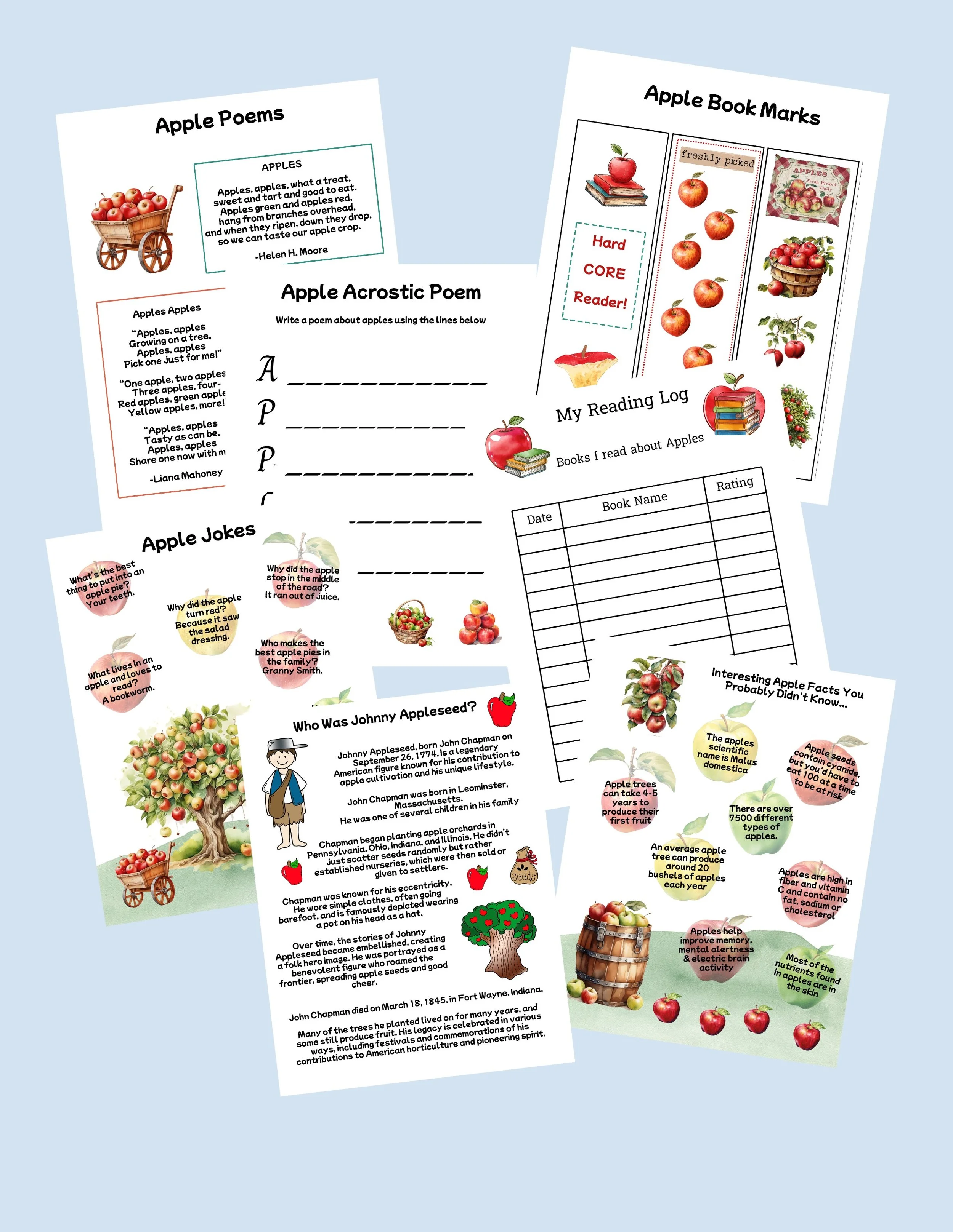 Apple Unit Study — Amy's Digital Printables