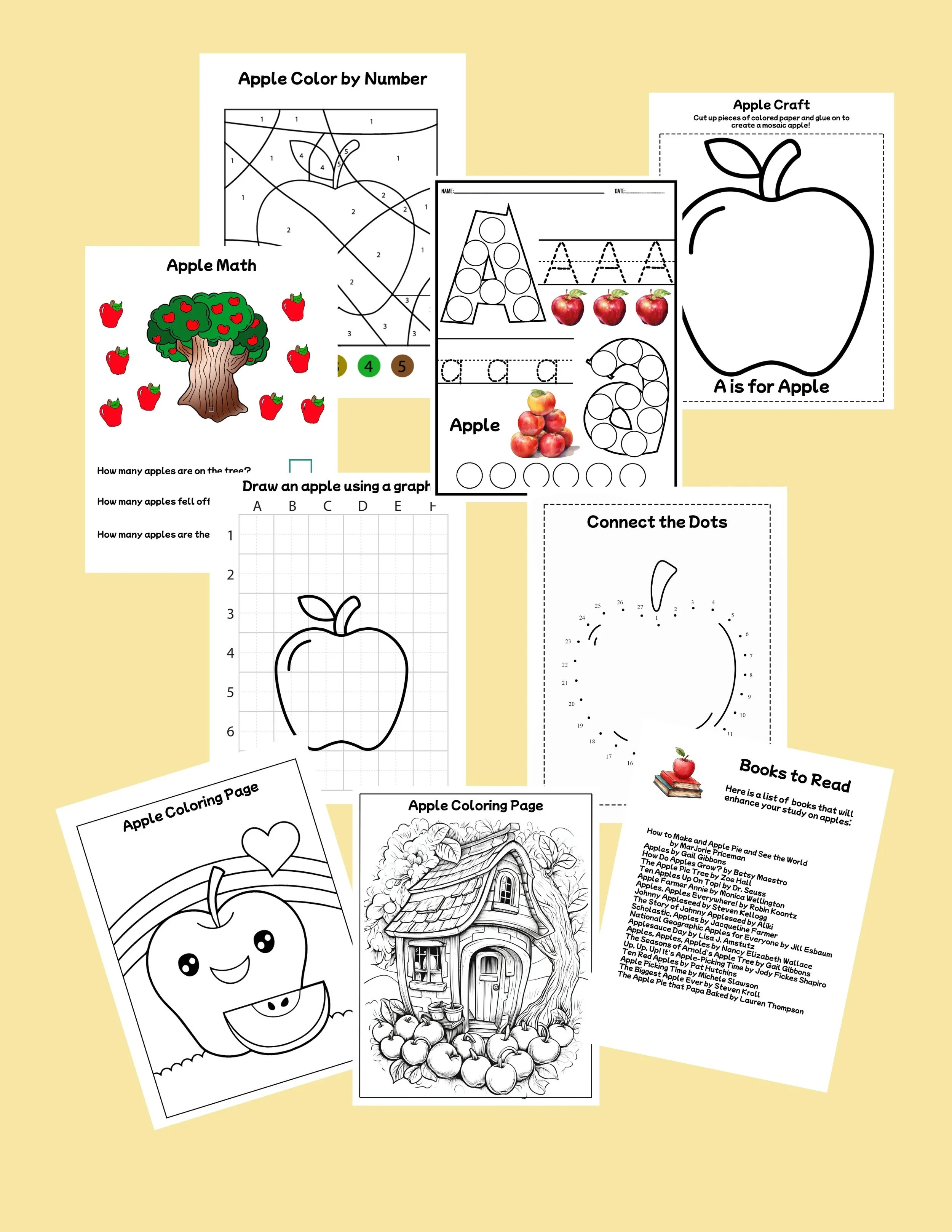 Apple Unit Study — Amy's Digital Printables