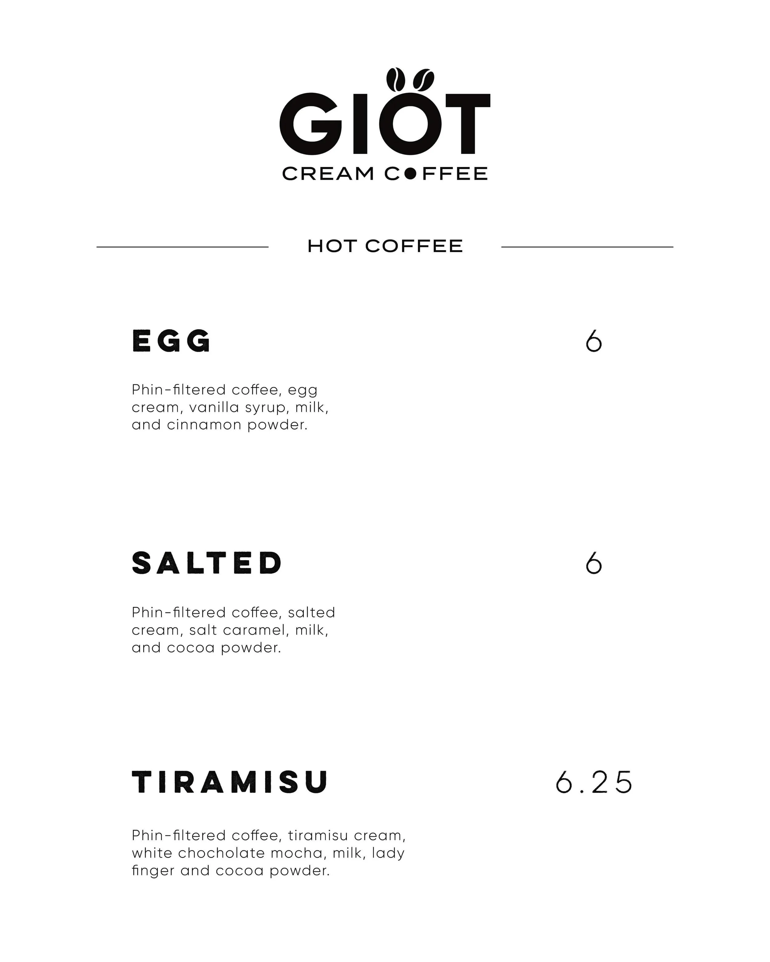 GIOT CREAM COFFEE