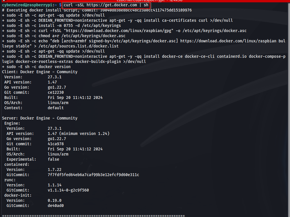 Docker Containers on Raspberry Pi 4 — Cyber Wired