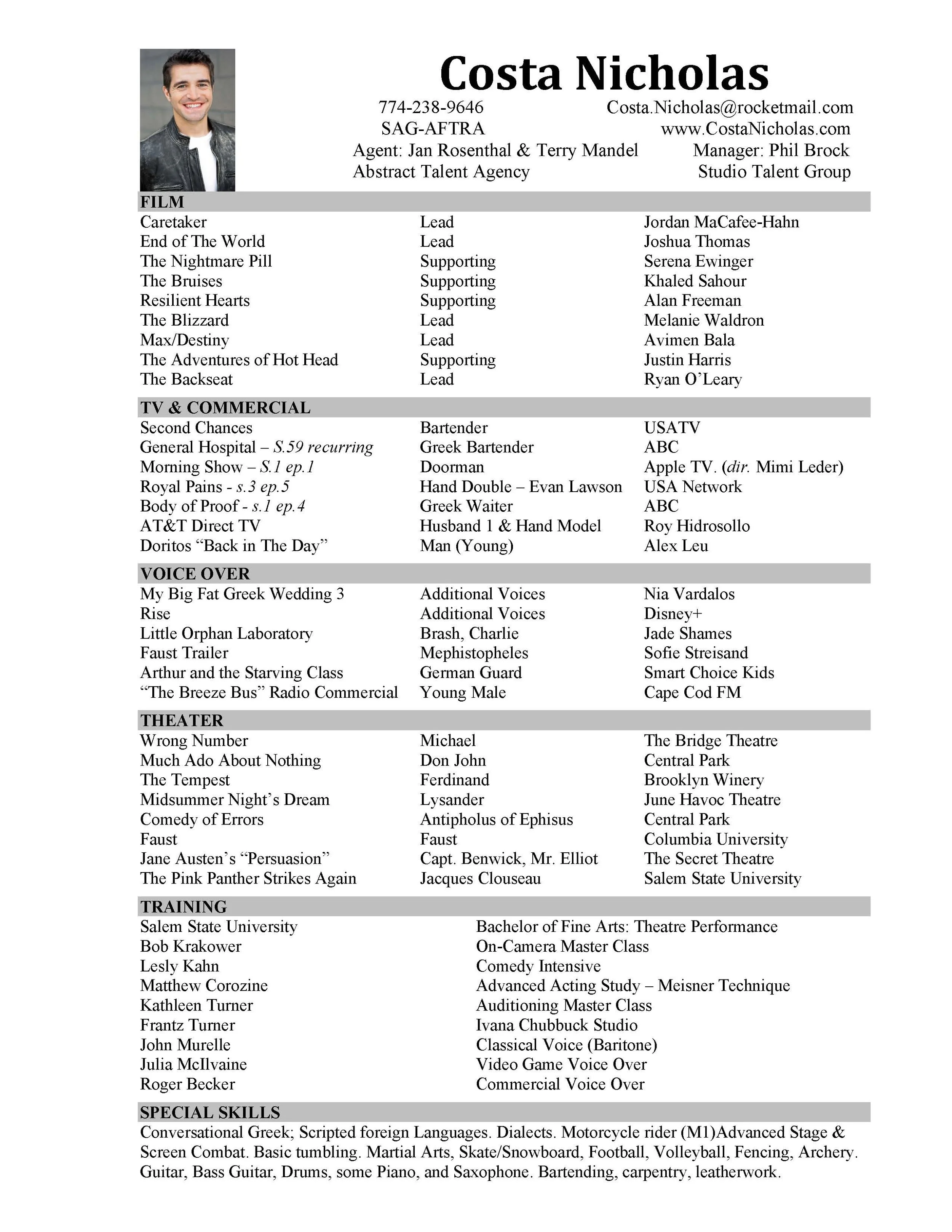 Resume — costanicholas.com