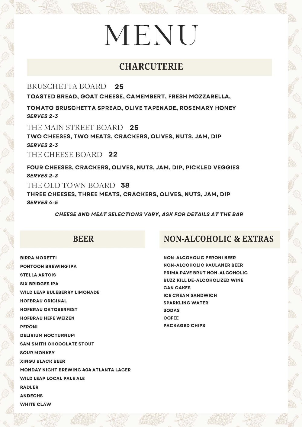 Lilburn's Best Wine Menu | The Bubbly Goat Wine Bar & Market