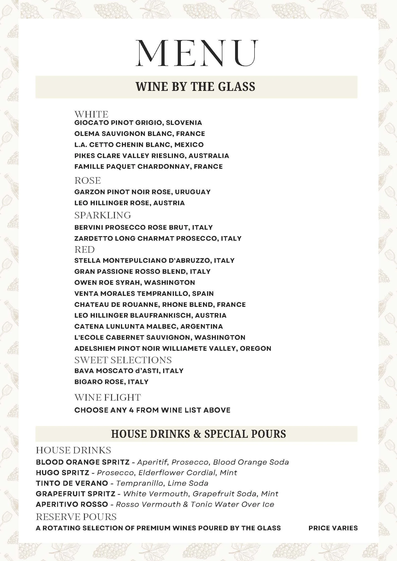 Lilburn's Best Wine Menu | The Bubbly Goat Wine Bar & Market