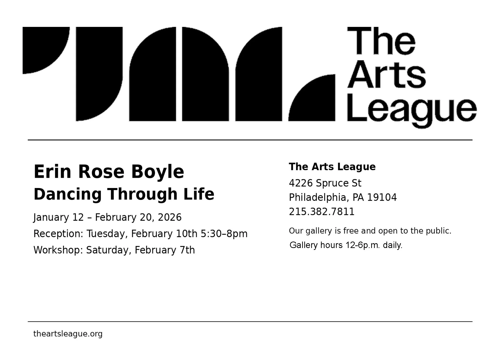 Dancing through Life: Erin Rose Boyle — The Arts League