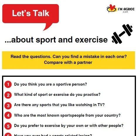 Let's Talk About Sport & Exercise — I'm Agree