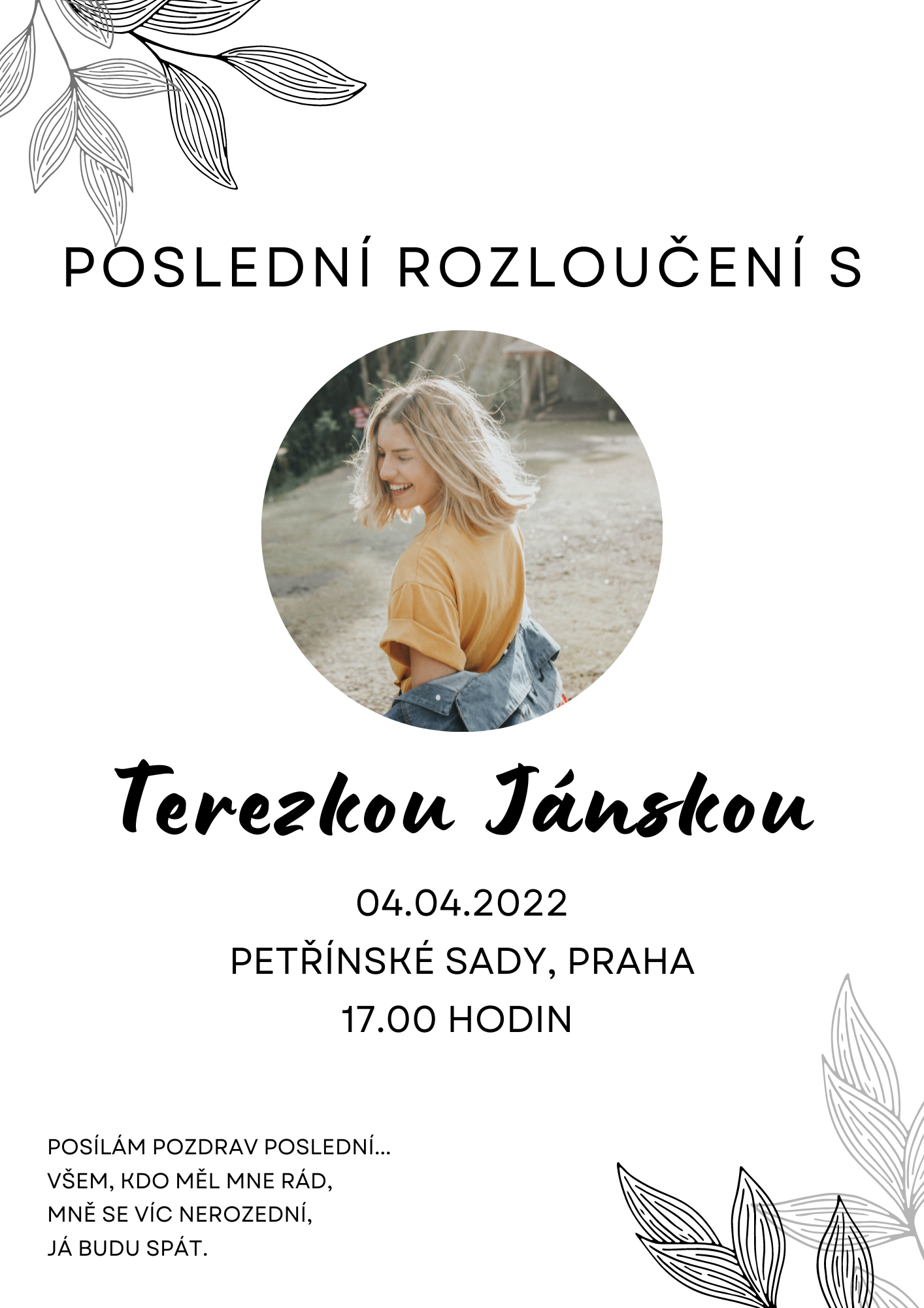 Moderní parte - katalog našich smutečních oznámení — Pohřební průvodci