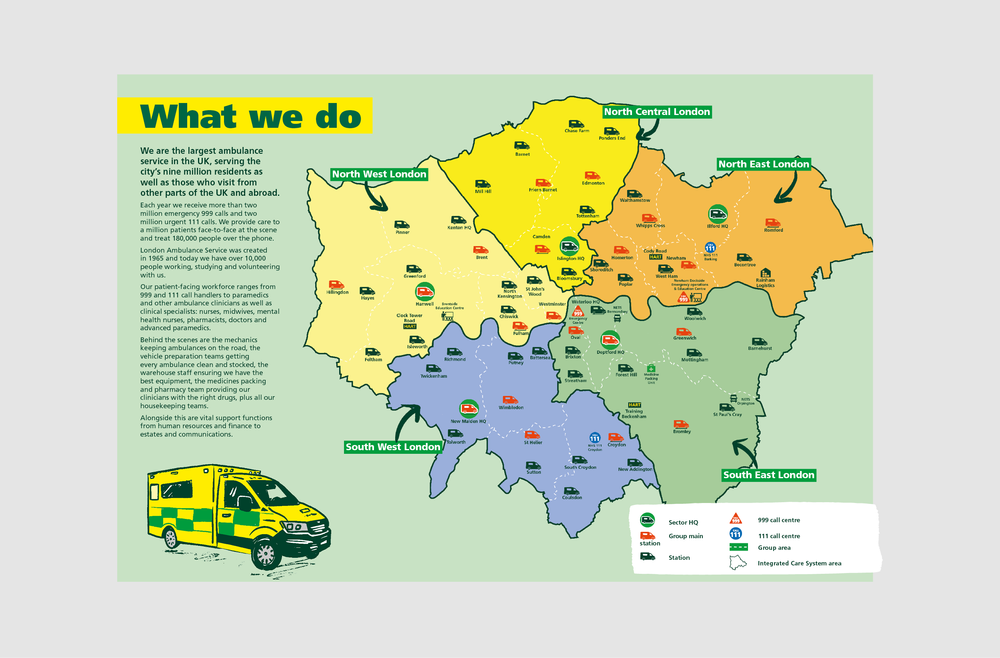 London Ambulance Service | Visual branding | Lark