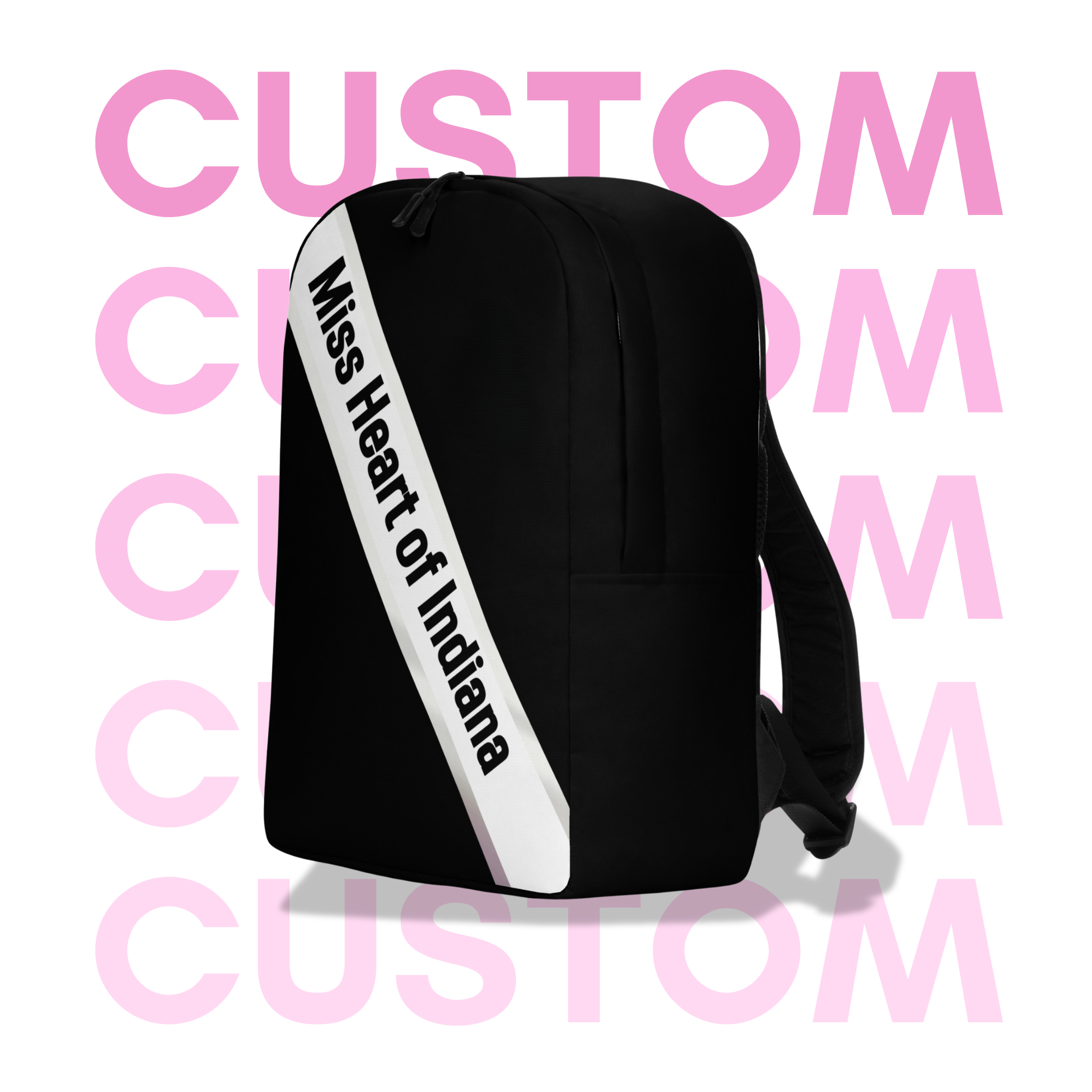 Personalized Sash Backpacks for Pageant Titleholders | Pageant Prints ...