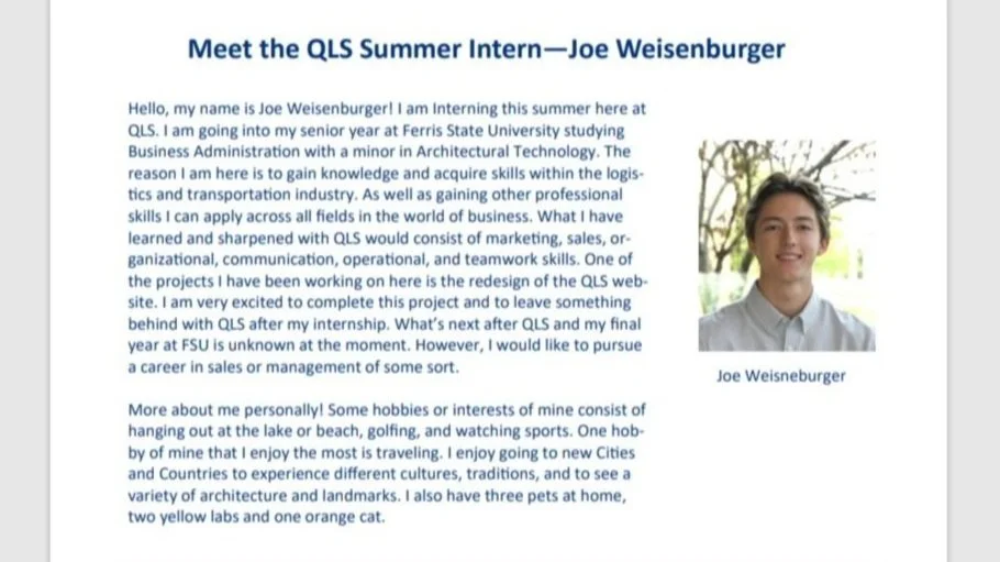 About — Quality Life Science Logistics