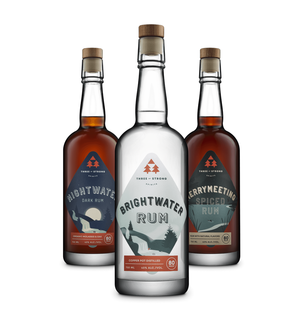 Three of Strong Spirits | Craft Spirits | Portland, ME Distillery