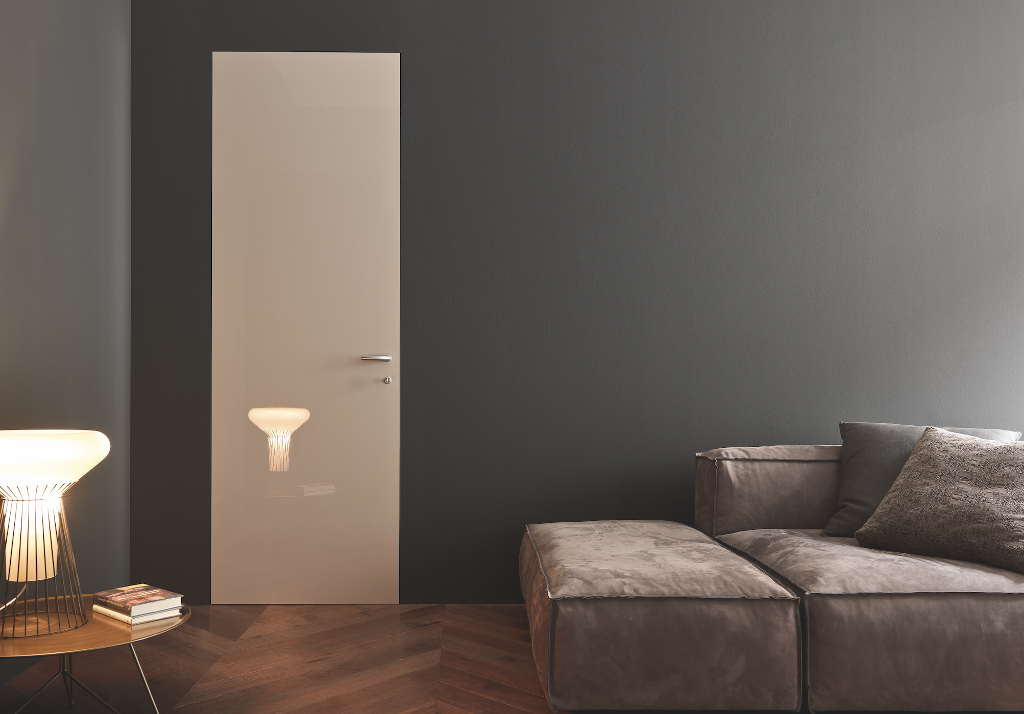 Invisible doors / concealed doors / frameless doors — Shadow gap profile