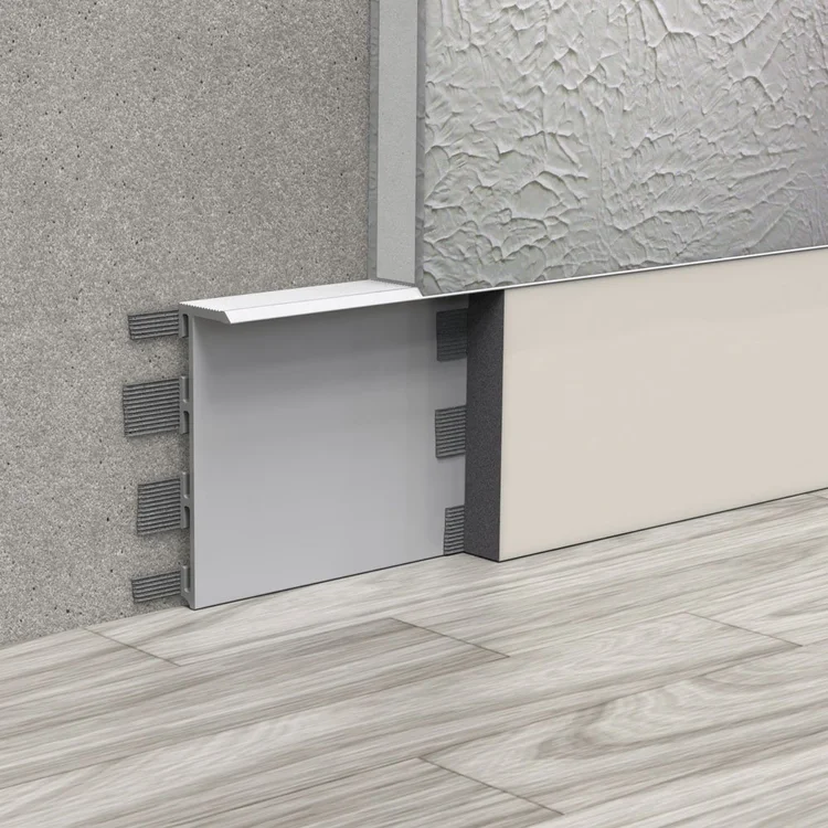 Shadow gap skirting — Shadow gap profile