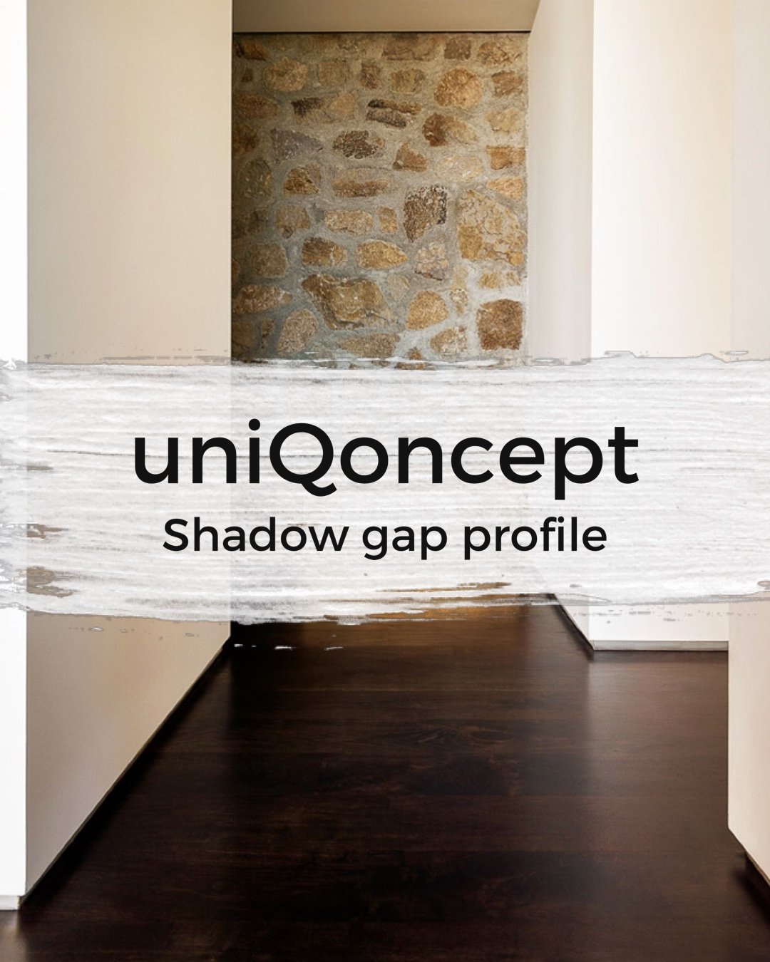 Shadow gap skirting model 3104 — Shadow gap profile