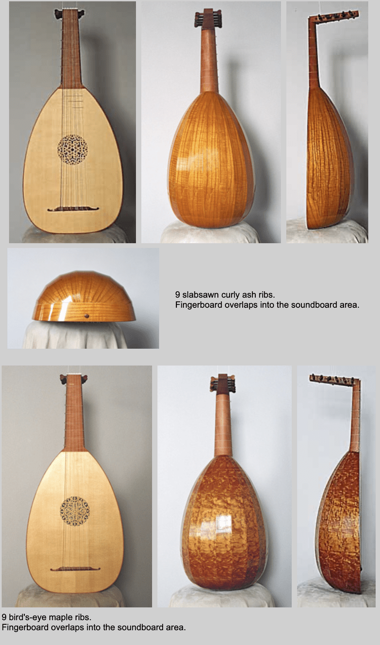 Six Course Lutes — Grant Tomlinson - Lutemaker