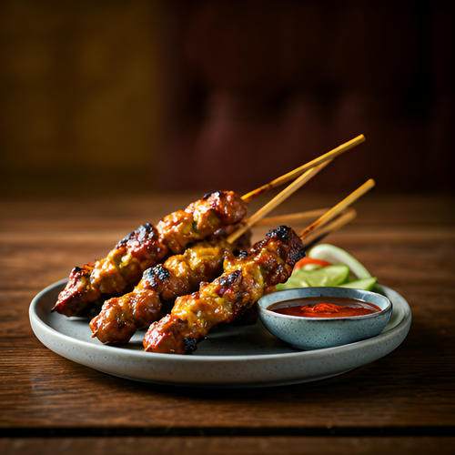 Lion’s Mane Satay Skewers | Mushrooms by John