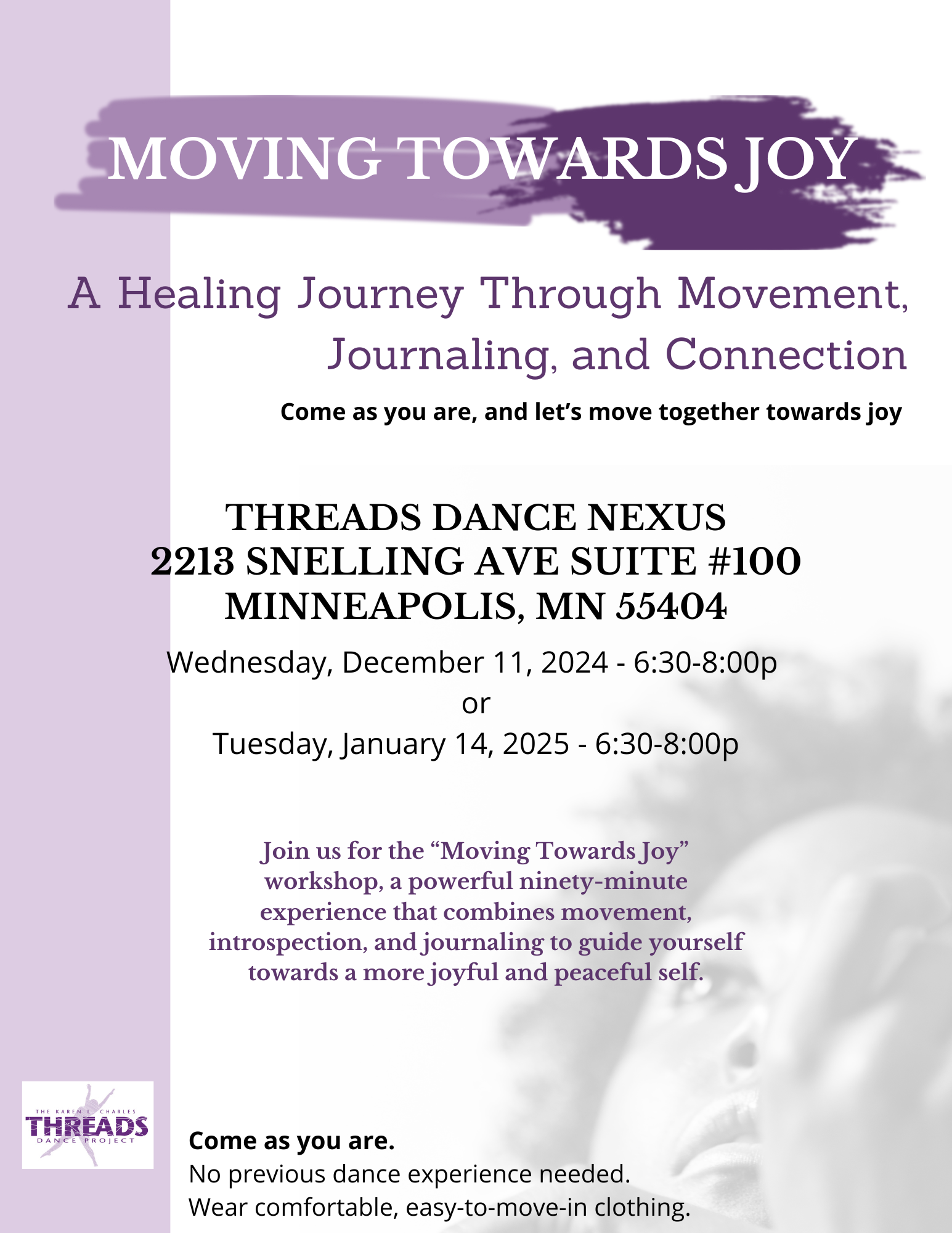 Adult Dance Workshops & Classes — Threads Dance Project