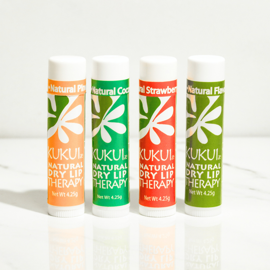 Kukui Natural Dry Lip Therapy Strawberry Guava — Oils of Aloha