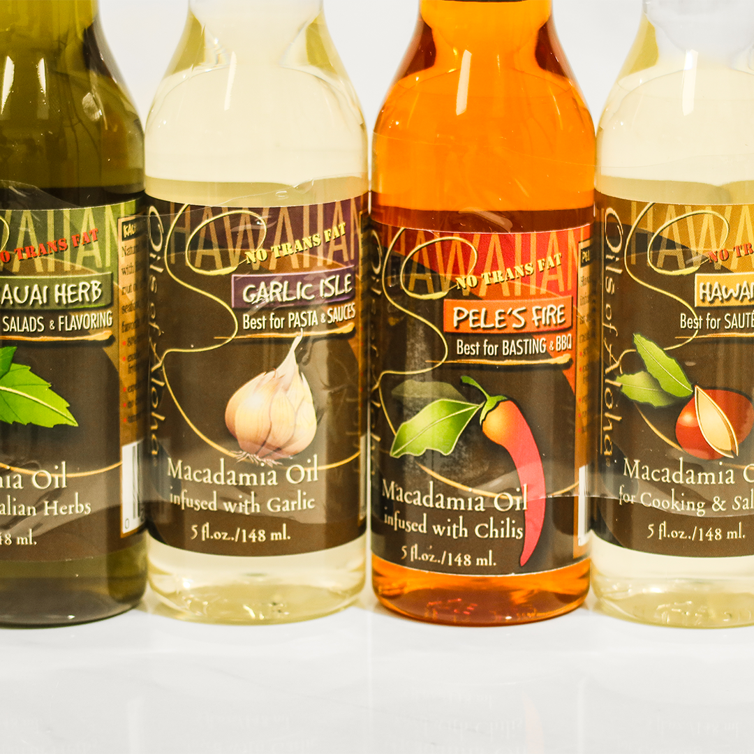 Macadamia Cooking Oils — Oils of Aloha