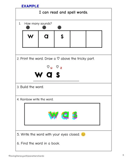 How to Teach Tricky Sight Words — Loving Literacy with Jeanette Richards