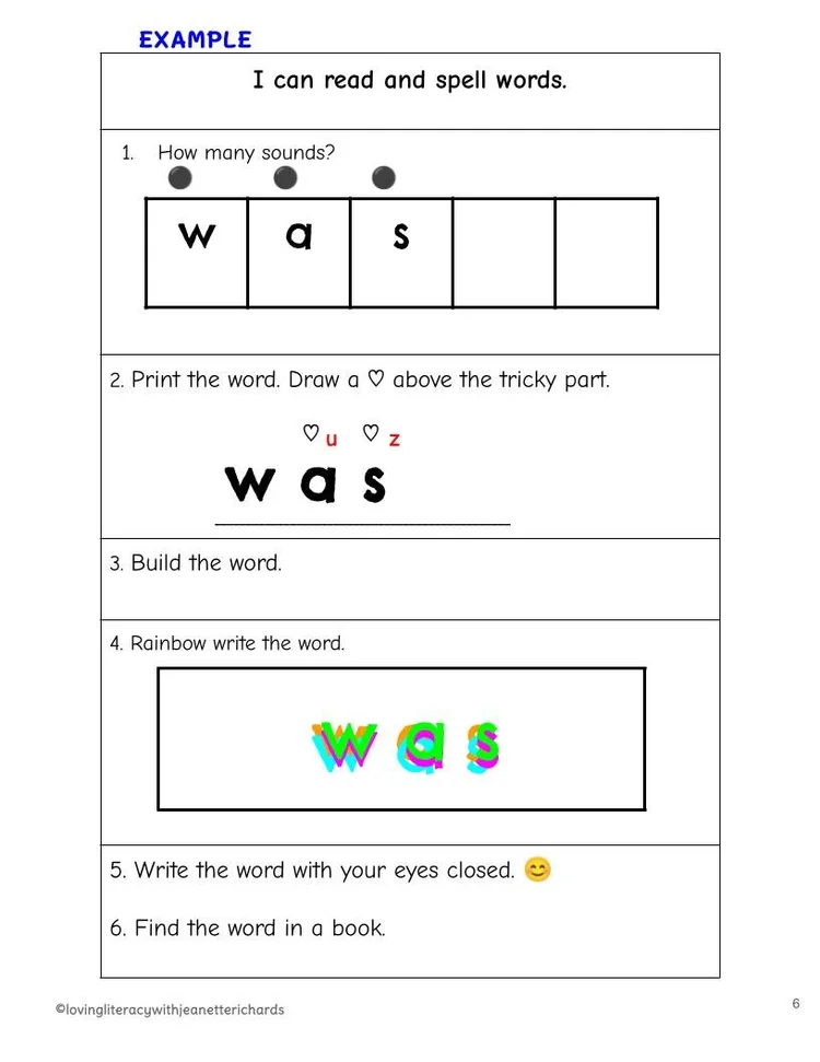 How to Teach Tricky Sight Words — Loving Literacy with Jeanette Richards