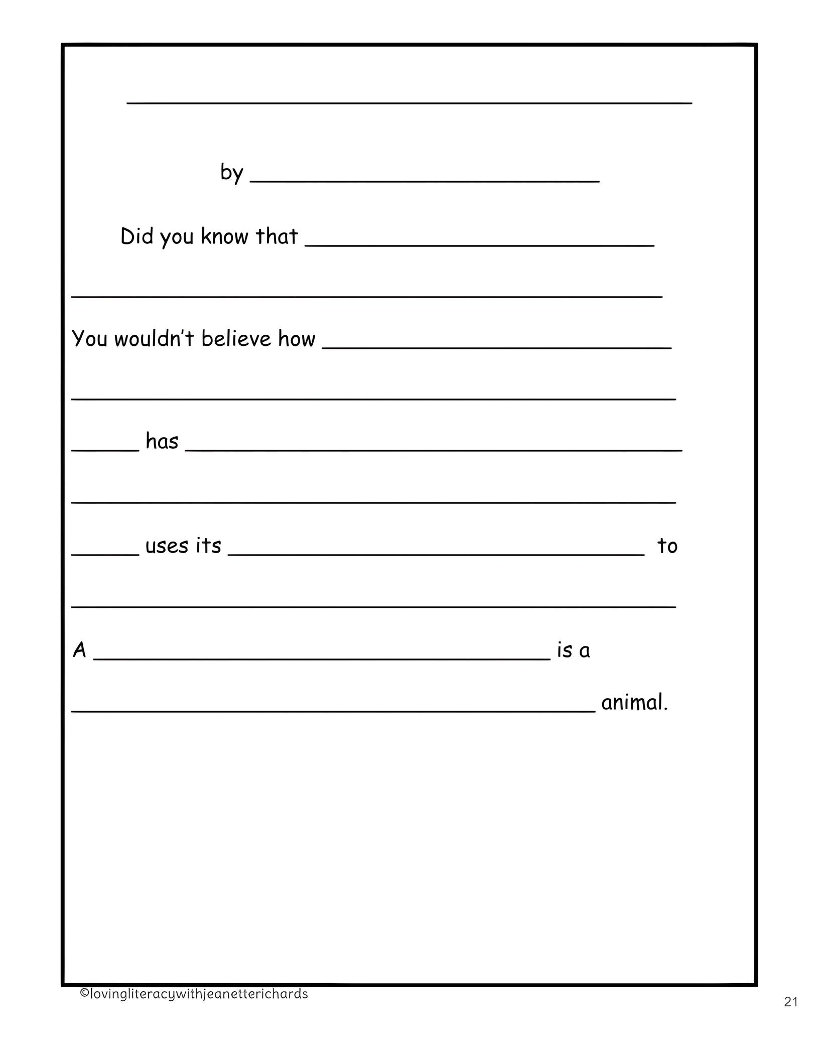 How to Teach Young Students to Write Descriptive Paragraphs — Loving ...