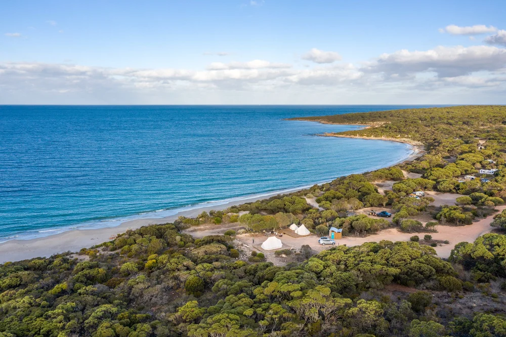 Glamping at September Beach — Kata & Belle